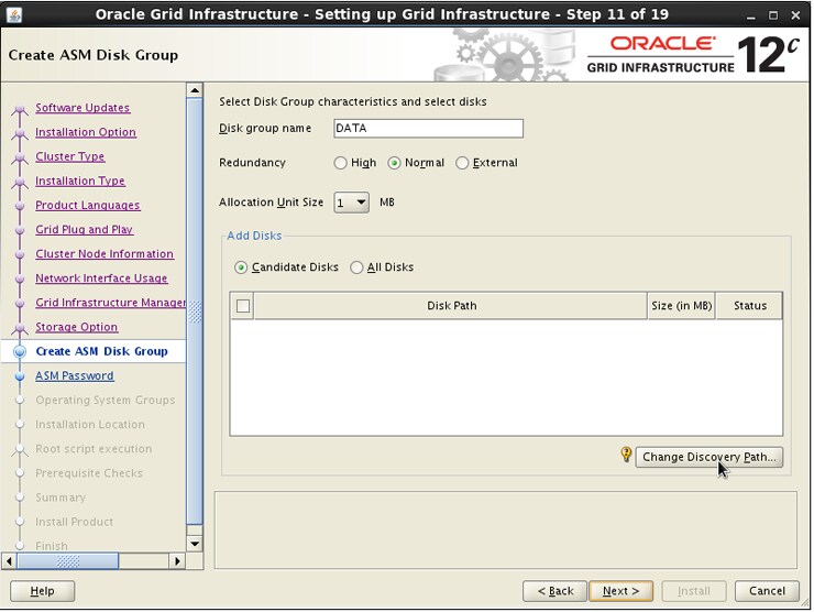 Instalação Oracle Database 12c Sobre Oracle Rac 12c Com Asm Sobre 5717
