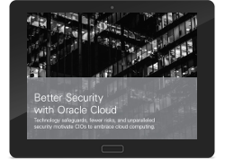 Cloud Security: Better with Oracle Cloud