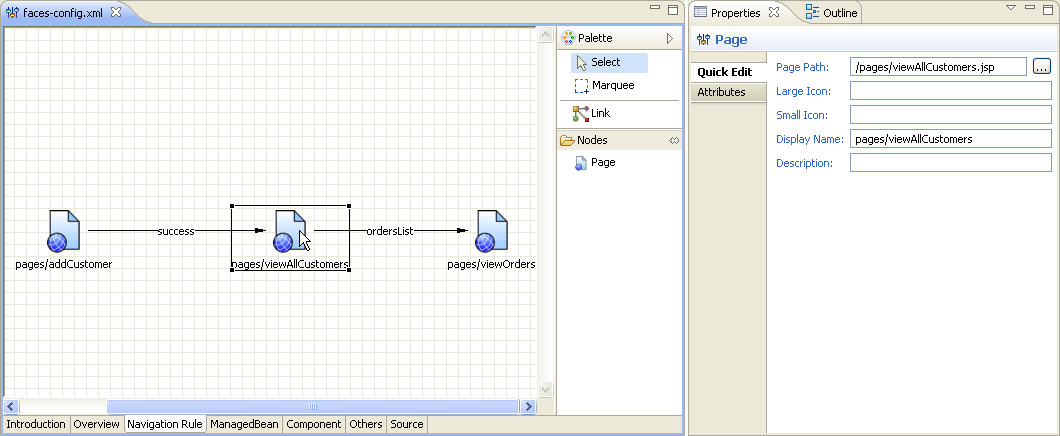 OEPE Spring JPA Tutorial: Step 6: Connecting Entities to a User Interface