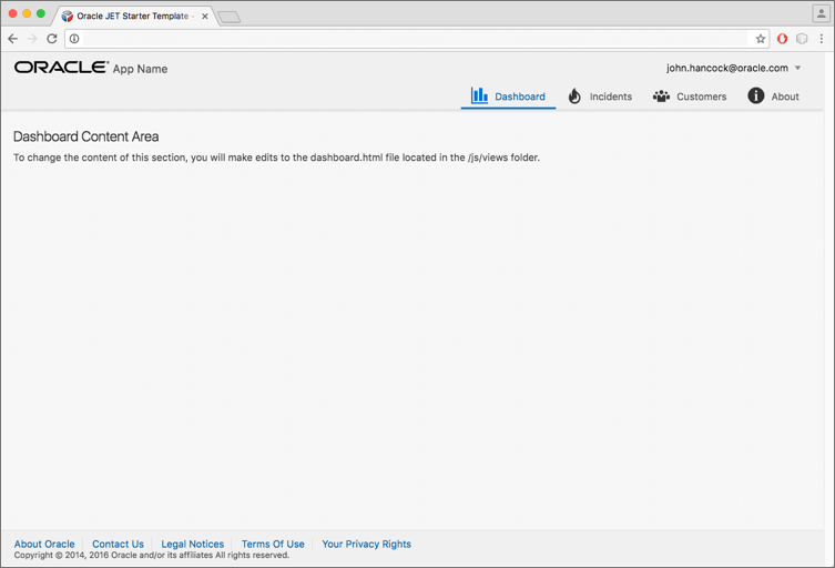Examples Drawer Starter - Oracle JET