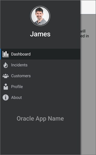 Examples Drawer Starter - Oracle JET