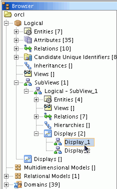Modifying a Logical Model Using Inheritance and Object Types