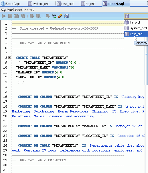 Advanced Oracle SQL Developer Features