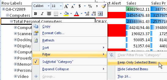 Using Microsoft Excel With Oracle 11g Cubes