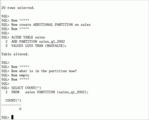 Using High-Speed Data Loading and Rolling Window Operations with Partitioning