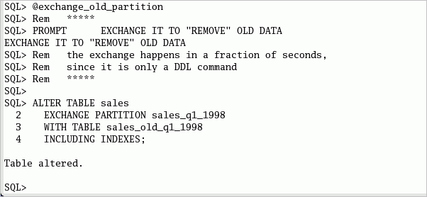 Using High-Speed Data Loading and Rolling Window Operations with Partitioning