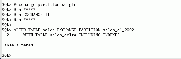 Using High-Speed Data Loading and Rolling Window Operations with Partitioning