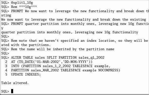Using High-Speed Data Loading and Rolling Window Operations with Partitioning