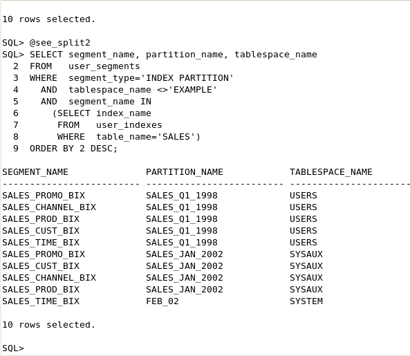 Using High-Speed Data Loading and Rolling Window Operations with Partitioning