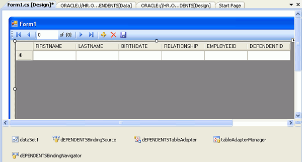 Building .NET Applications Using Oracle Developer Tools for Visual Studio