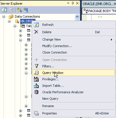 Building .NET Applications Using Oracle Developer Tools for Visual Studio