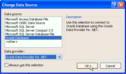 Visual StudioからのOracle PL/SQLのデバッグ