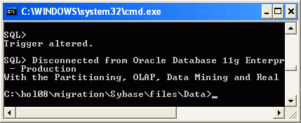 Migrating a Sybase Database to Oracle Database 11g