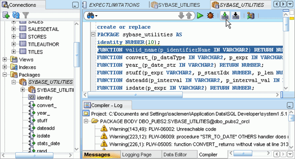 Migrating a Sybase Database to Oracle Database 11g