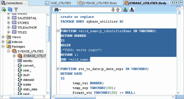 Migrating a Sybase Database to Oracle Database 11g