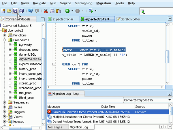 Migrating A Sybase Database To Oracle Database 11g