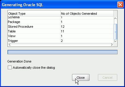 Migrating a Sybase Database to Oracle Database 11g