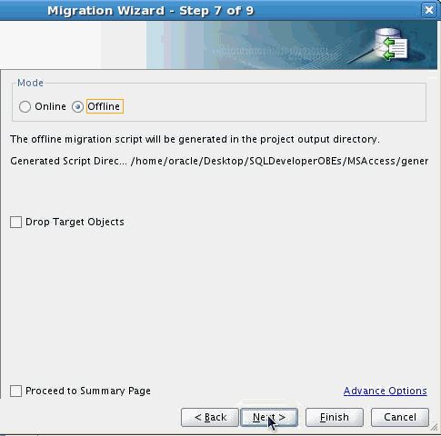 Microsoft AccessデータベースからOracle Database 11gへの移行