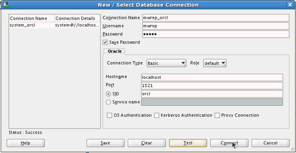 Microsoft AccessデータベースからOracle Database 11gへの移行