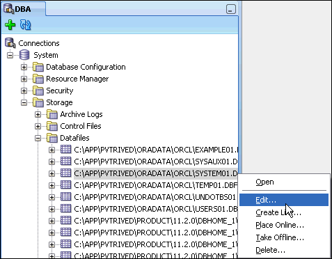 SQL Developer 3.0ナビゲータの使用