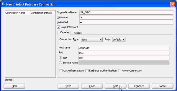 Oracle SQL Developer 3.0でのクエリー・ビルダーの使用