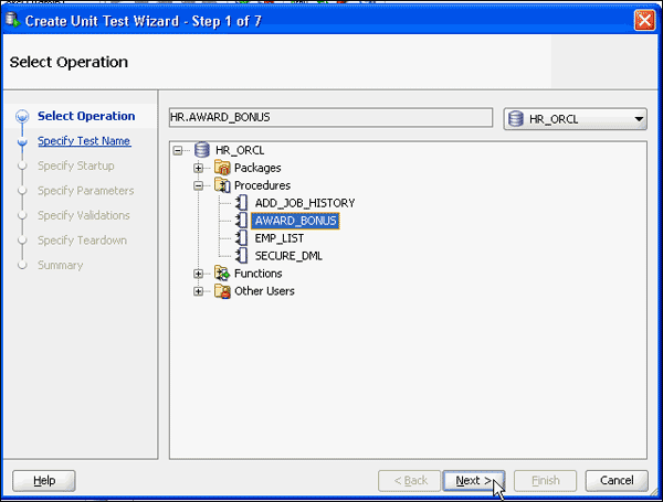 Oracle SQL Developer 3.0でのPL/SQLユニット・テストの実行