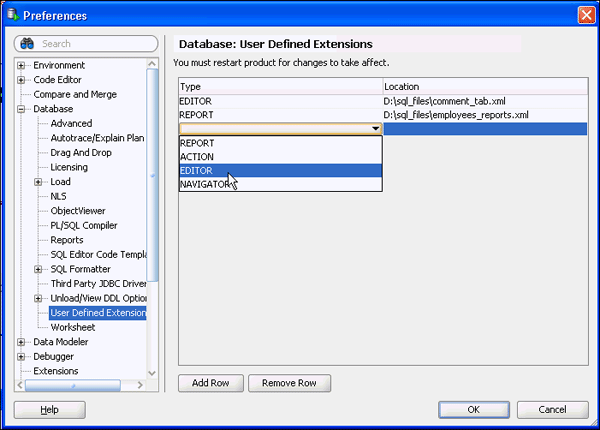Creating User Defined Extensions