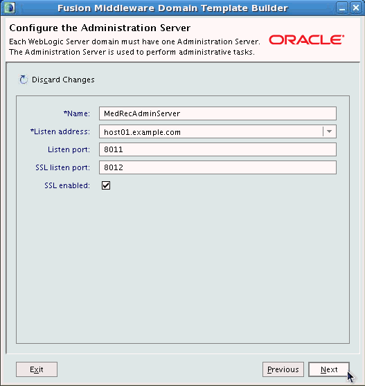 Oracle WebLogic Server 12c： ドメイン・テンプレートの作成と使用
