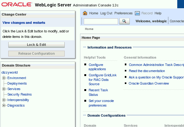 Oracle WebLogic Server 12c:管理対象サーバーの構成