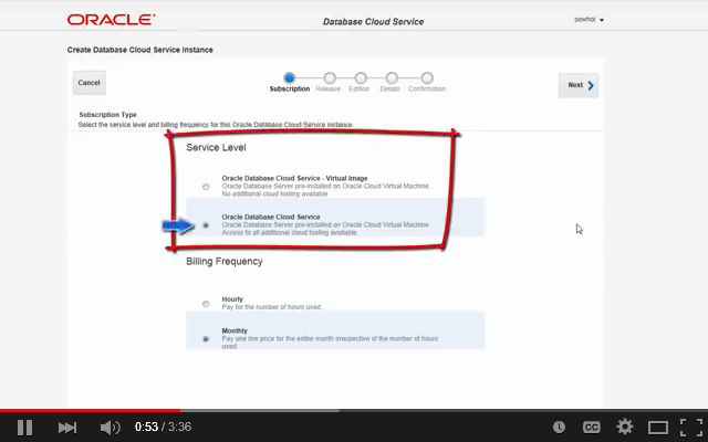 Oracle Database Cloud - Database as a Service Trial - Overview