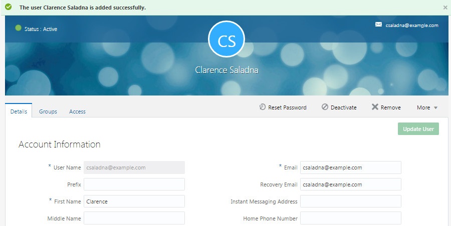 Getting started with Oracle Identity Cloud Service - Onboarding users and groups
