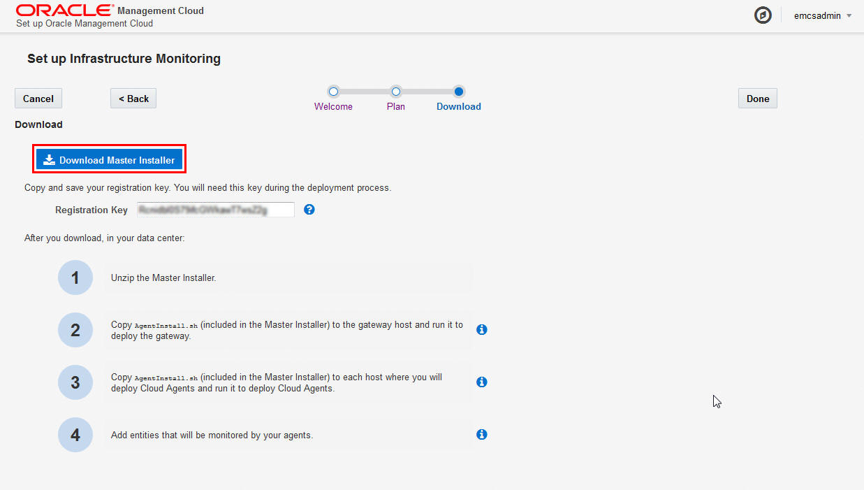 Oracle Infrastructure Monitoring Cloud Service - Setup Overview