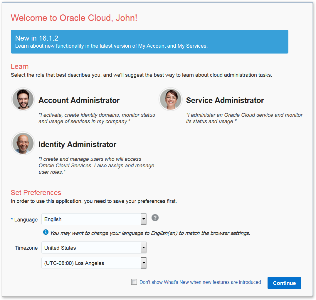 Getting Started With Oracle Cloud Nonmetered Services