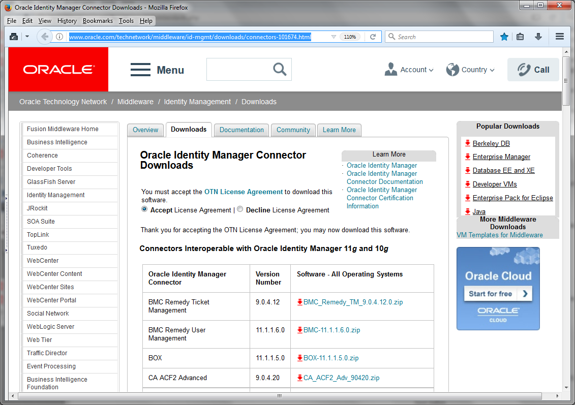Creating Applications Using the Database User Management Connector