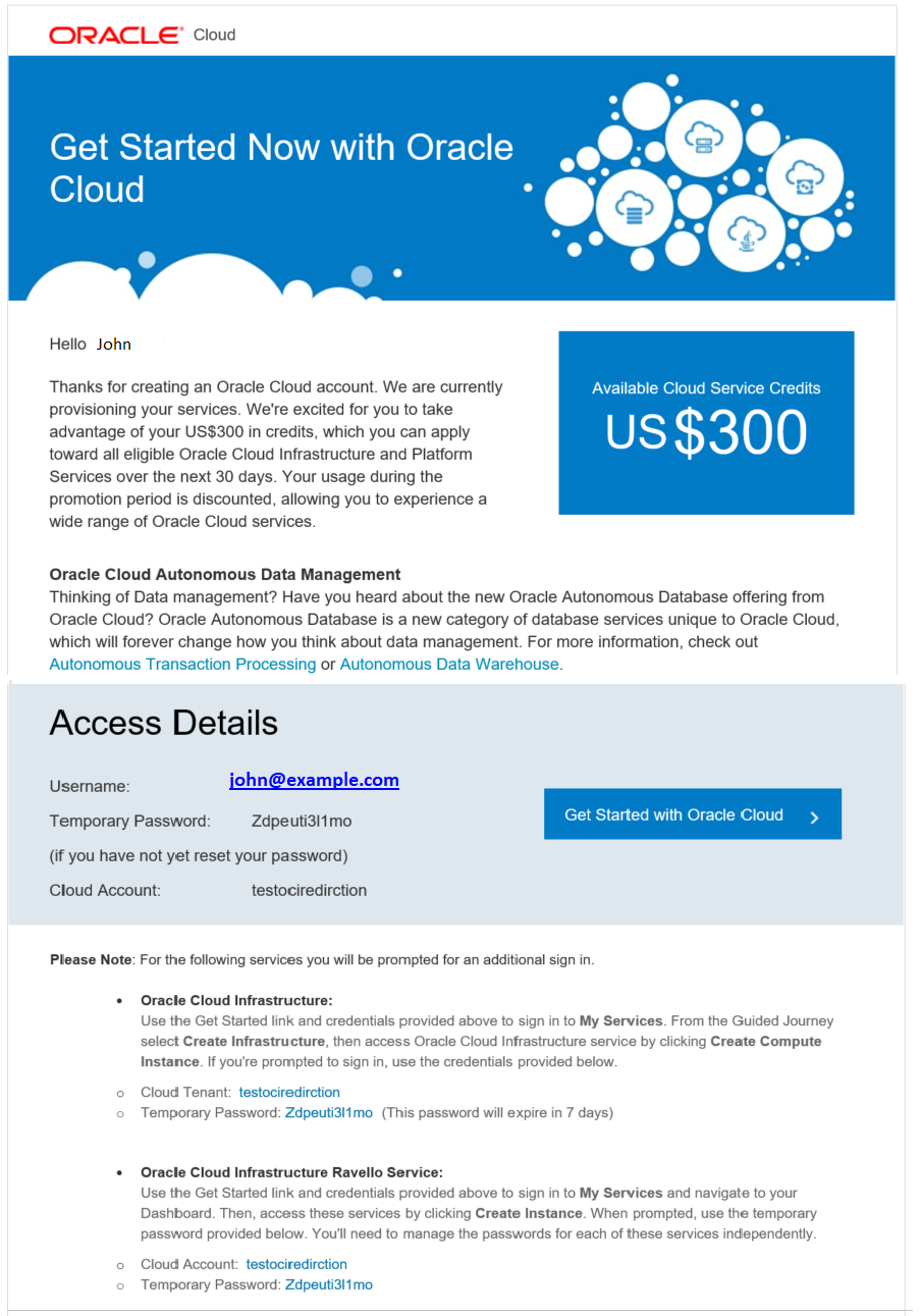 Overview of the Free Oracle Cloud Promotion