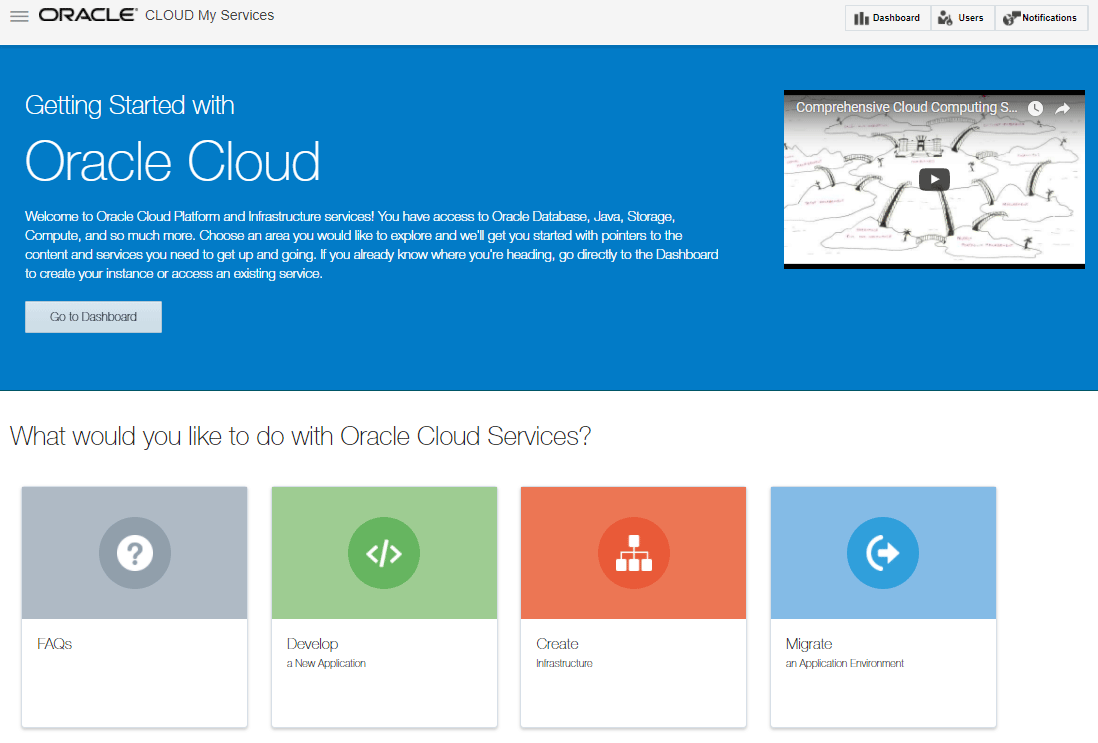 Overview of the Free Oracle Cloud Promotion