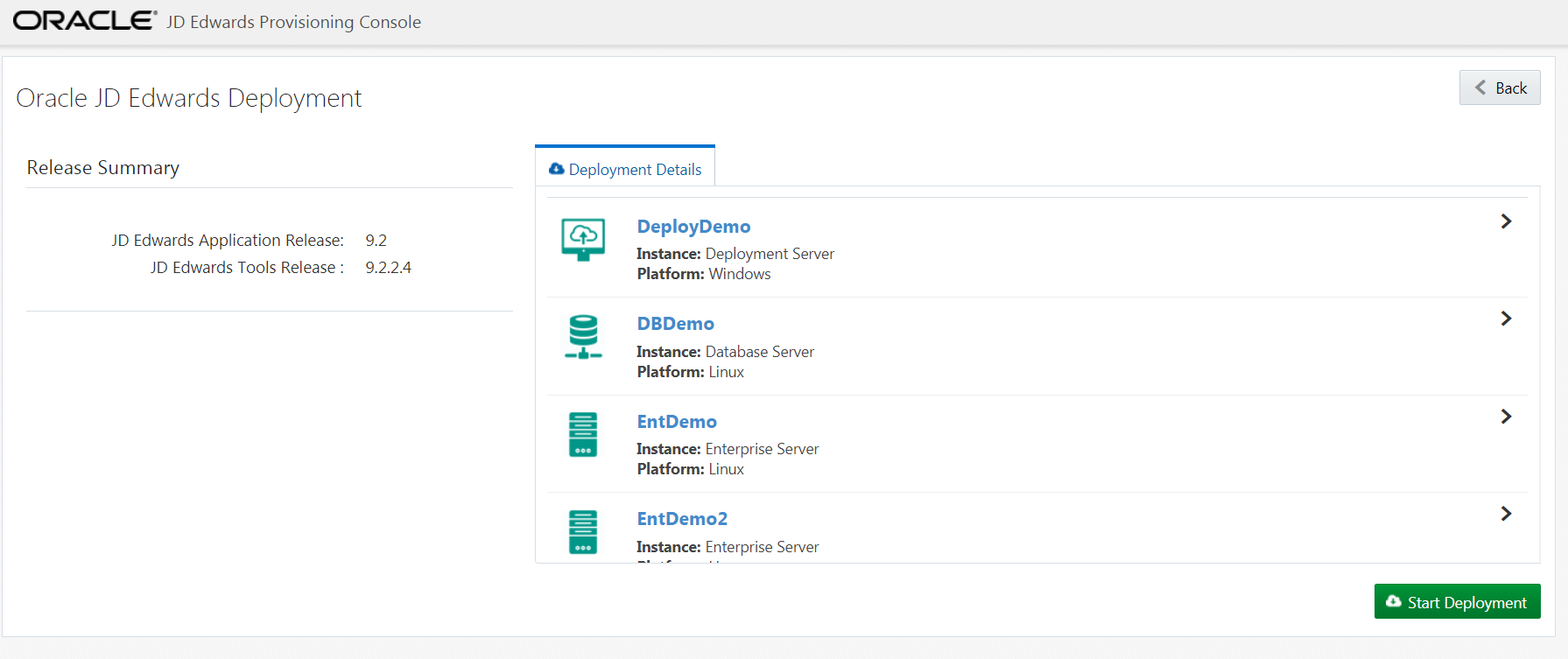 Deploying JD Edwards EnterpriseOne Release 9.2 Using One-Click ...