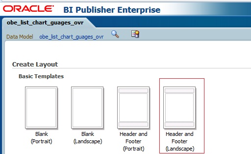 Creating One View Report Lists, Gauges, and Charts
