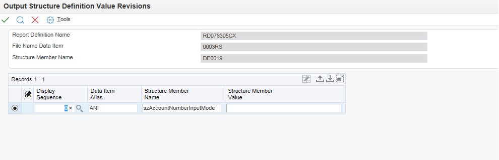 Defining Report Definition Output