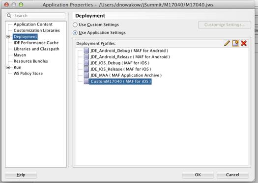 Customizing a JD Edwards EnterpriseOne Mobile Application Archive