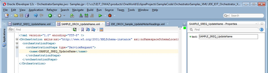 Creating an Orchestration in EnterpriseOne