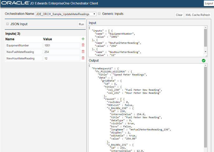 Ejecución de una Orquestación de Muestra en JD Edwards EnterpriseOne ...
