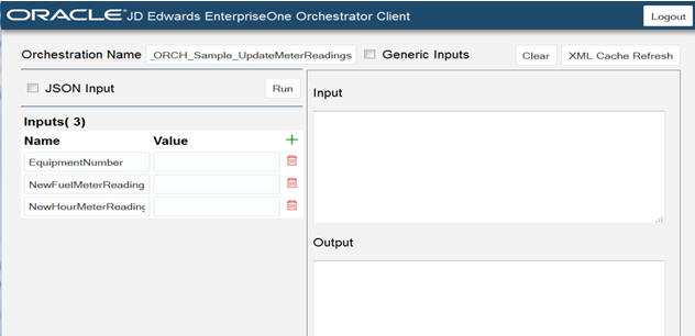 Running a Sample Orchestration in the JD Edwards EnterpriseOne ...