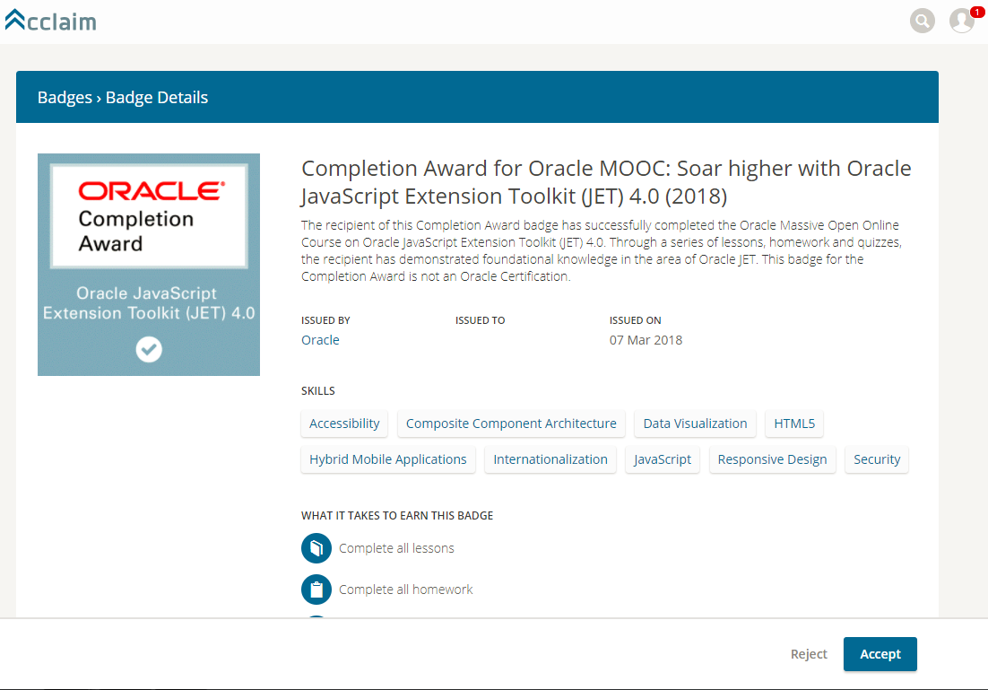 Getting Your Completion Award