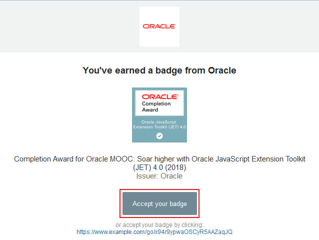 Getting Your Completion Award