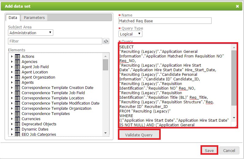 Creating an Oracle BI Publisher Report with Linked Data Sets