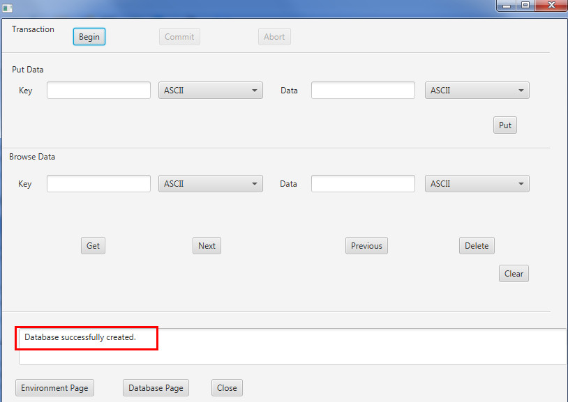 Creating a Transactional Environment in Berkeley DB