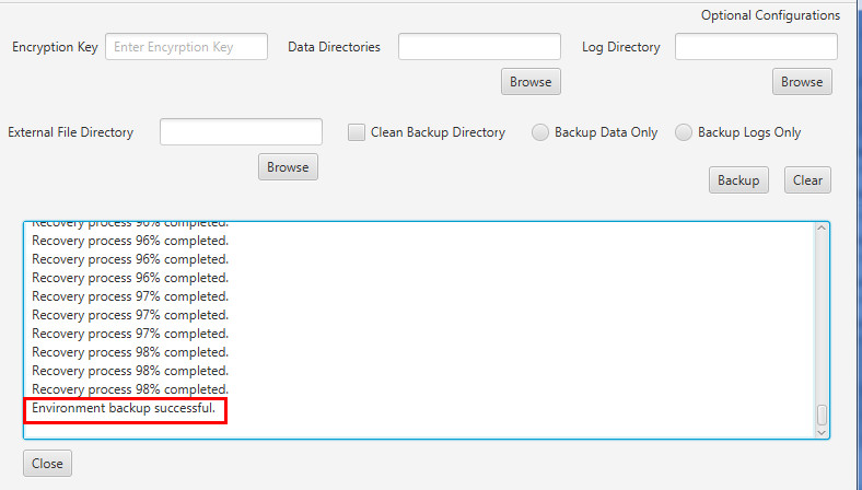 Performing Verification and Backup of a Transactional Environment in Berkeley DB