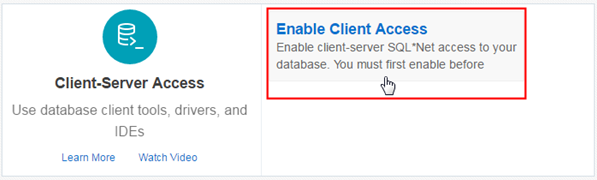 Connecting a Java Application to Oracle Database Exadata Express Cloud Service