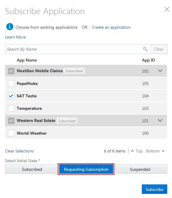 Oracle API Platform Cloud Service: Managing Plan Grants and Subscriptions